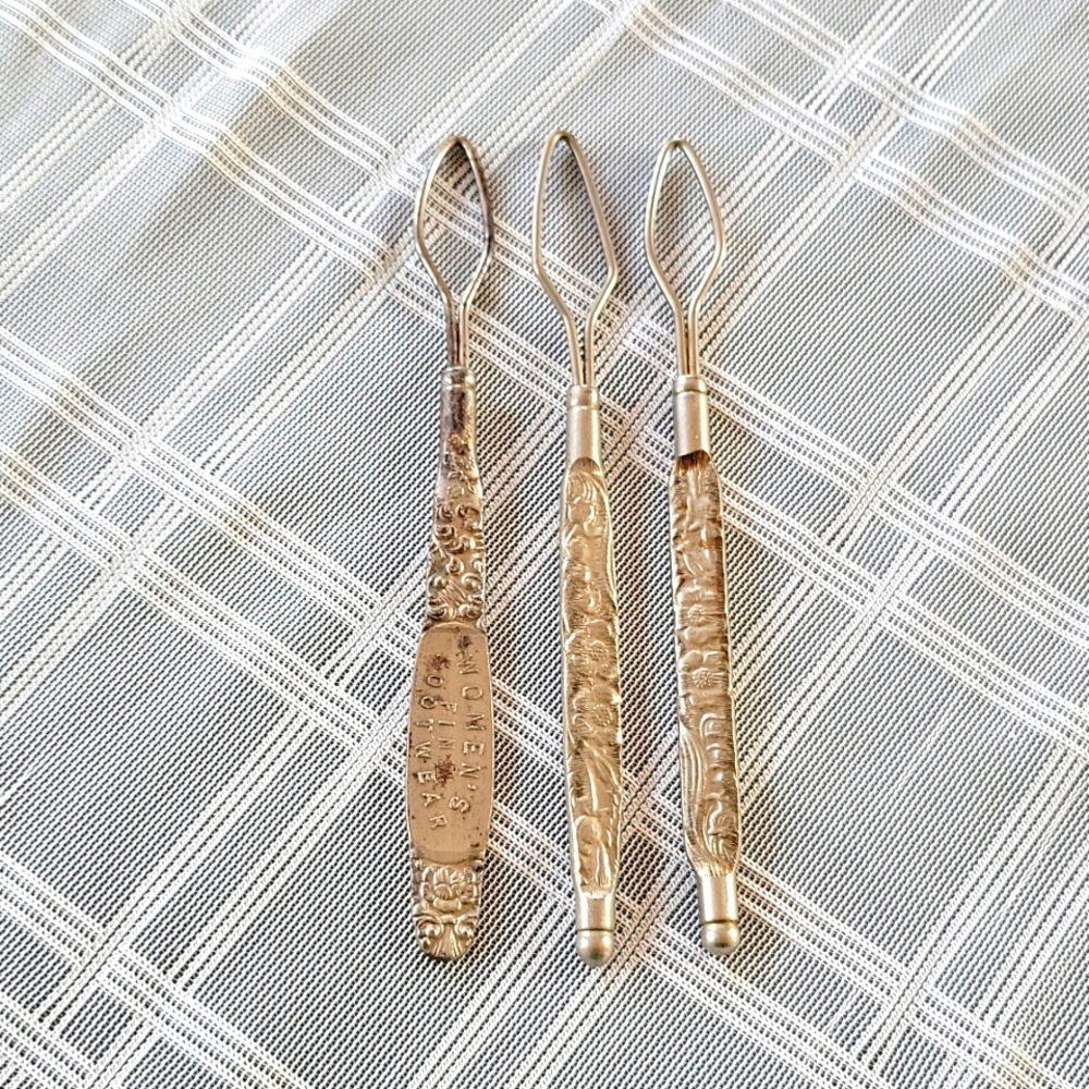 Victorian Antique Vintage 1800's Shoe Button Hook Loo… - Gem